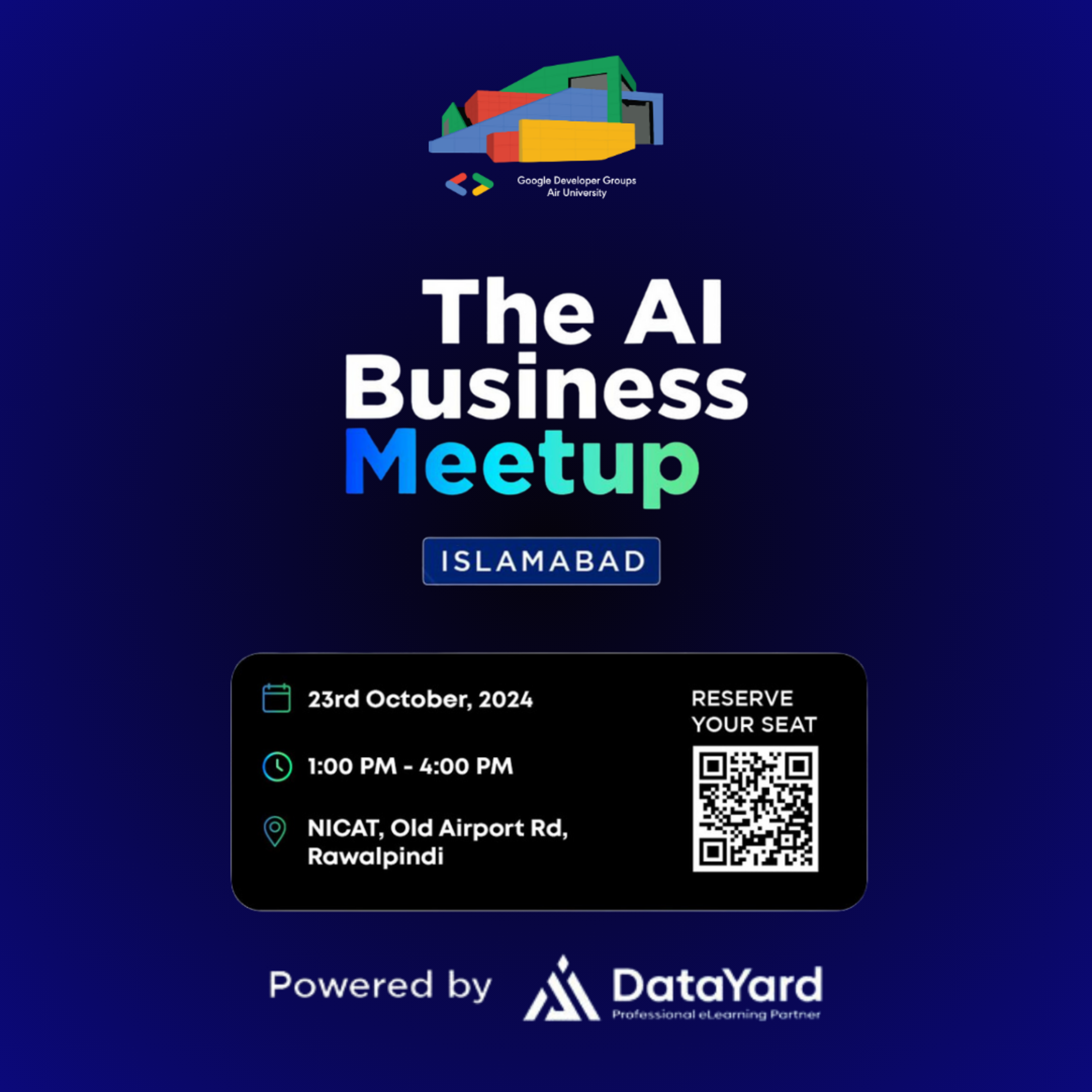See The AI Business Meetup at Google Developer Groups GDG on Campus Air ...